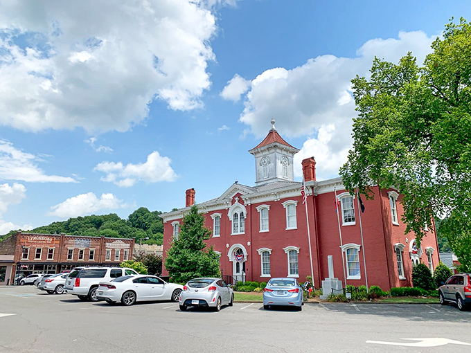 Lynchburg's historic downtown square showcases perfectly preserved brick buildings that Jack built—or at least his whiskey helped maintain.