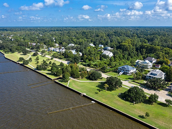 Mandeville's waterfront homes aren't just houses&mdash;they're front-row seats to nature's daily sunset show, best enjoyed with neighbors and cold drinks.