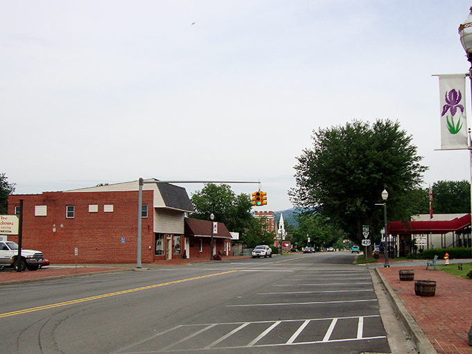 Sometimes, the best finds are hiding behind a red brick wall and a blinking yellow light.