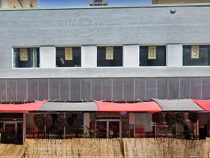 Look out for the gold letters spelling "KINGS" in the windows as you visit this vibrant spot in downtown Raleigh.