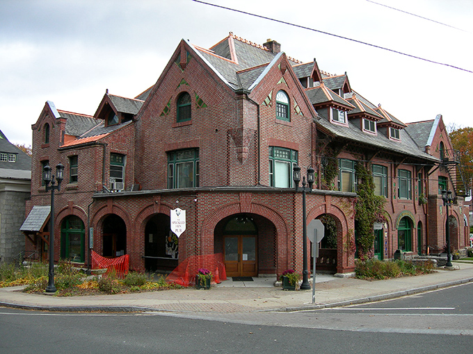 Norfolk's Artisans Guild building looks like it was plucked straight from a storybook. Hansel and Gretel would approve!