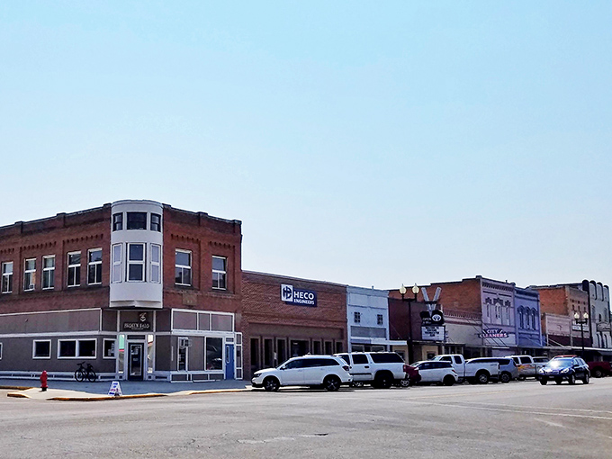 Payette's classic town clock stands sentinel over a main street that hasn't surrendered its character to cookie-cutter development.