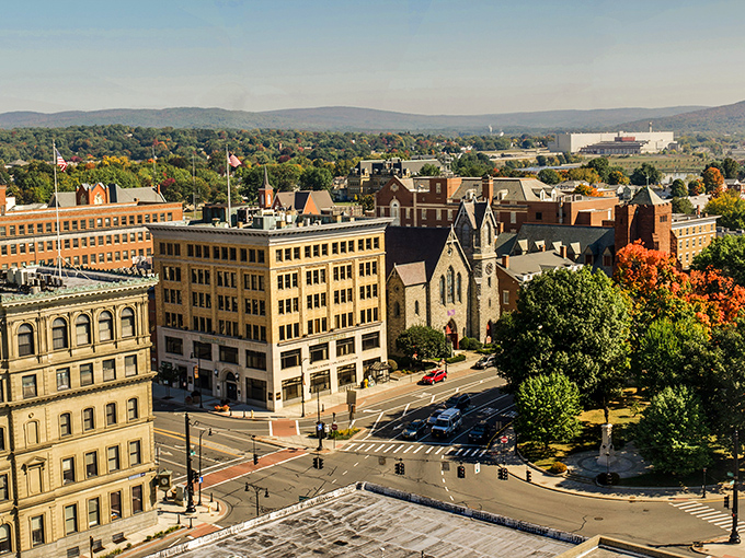 Pittsfield's stately downtown buildings hint at the prosperity that once flowed through this Berkshire Mountains hub.