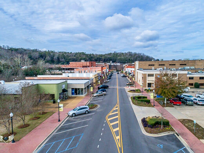 Prattville&rsquo;s streets stretch wide and welcoming&mdash;sunlight bouncing off storefronts and the rhythm of small-town life.