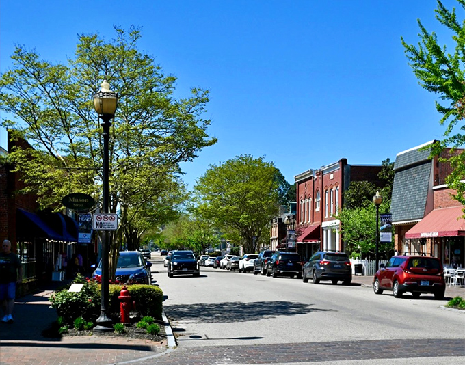 Smithfield's Main Street &ndash; where historic buildings house modern treasures and shopkeepers still remember your name.