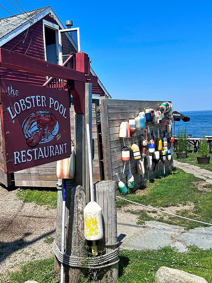 The Lobster Pool: Ocean views and colorful buoys create the perfect backdrop for lobster that tastes like summer itself.