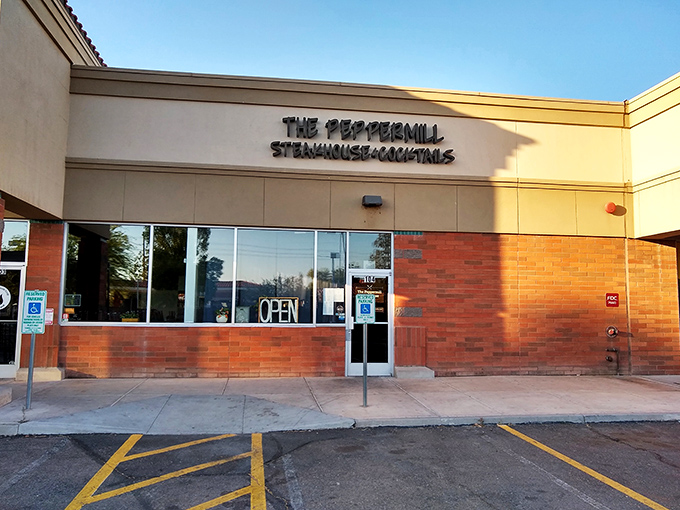 The Peppermill's unassuming storefront hides delicious secrets. Like finding a diamond in the suburban rough of Tempe.