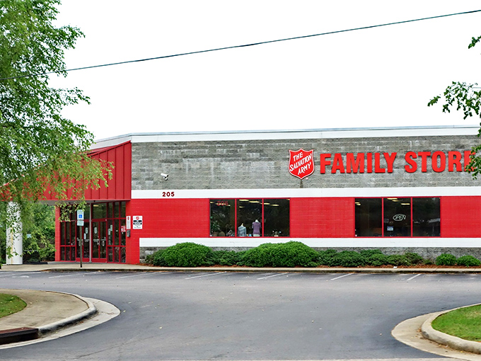 The Salvation Army's bright red exterior is like a bullseye for bargain hunters. Their furniture section often yields solid wood pieces at plastic furniture prices.