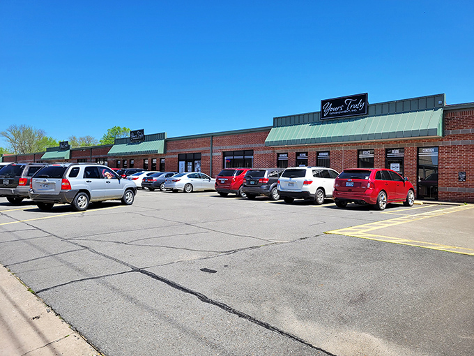 Yours Truly's brick facade hides a wonderland of fashion finds. Like that friend who always dresses impeccably but never reveals her secrets.