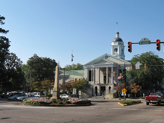 Aiken's downtown buildings stand tall with dignified Southern charm. Where history and affordability shake hands on every corner.