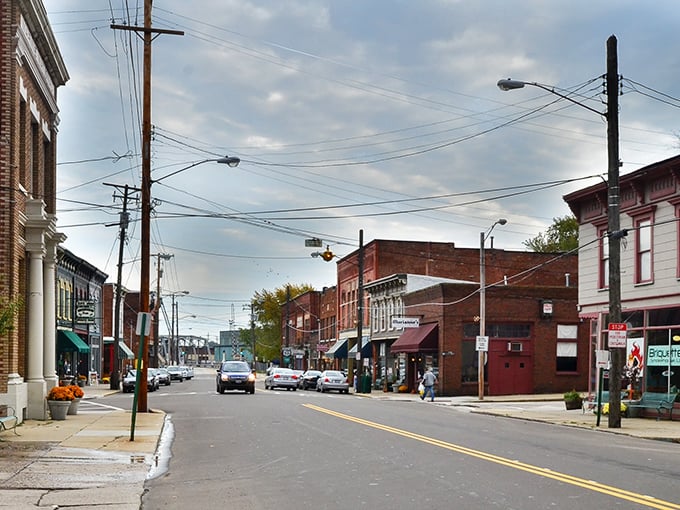 Historic storefronts line Ashtabula's main street, where your Social Security check buys more than just necessities &ndash; it buys community.
