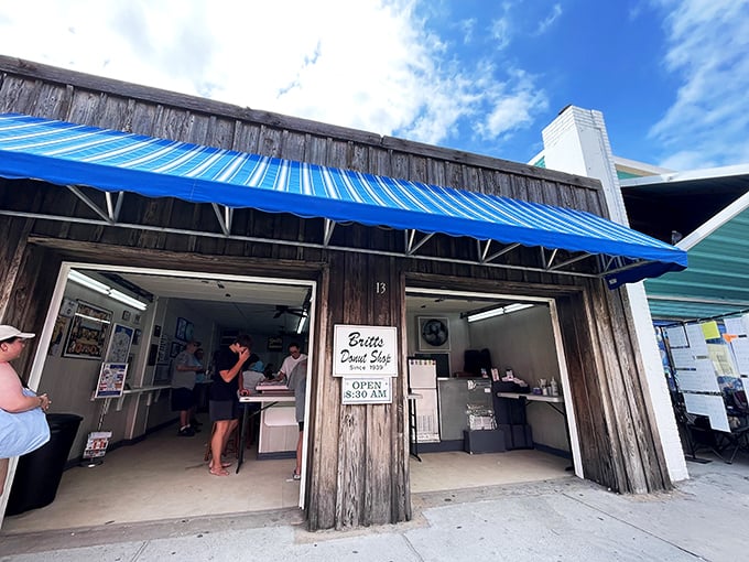 The wooden fa&ccedil;ade of Britt's hides a sweet secret &ndash; the best glazed donuts you'll ever taste, just steps from the Atlantic.
