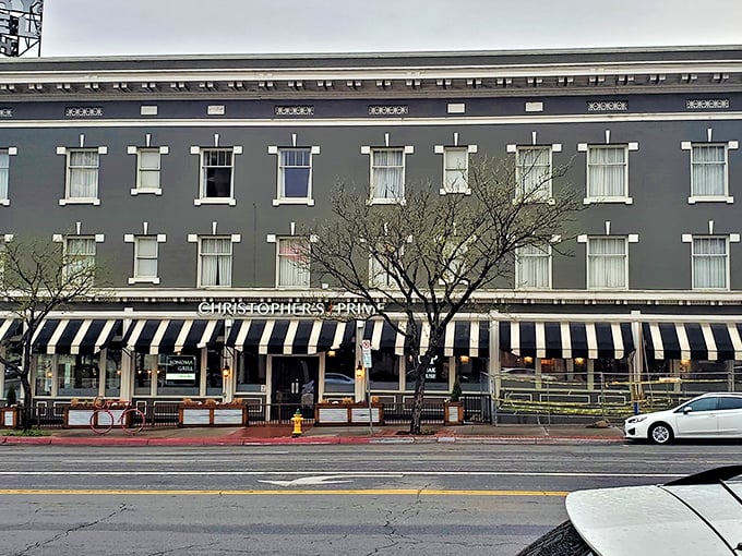 The historic building houses beef mastery that would make the original Christopher (whoever he was) proud to have his name on the sign.