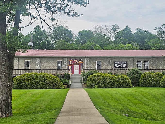 Danville's historic museum stands proudly against a perfect sky, inviting visitors to explore its storied past and present charms.