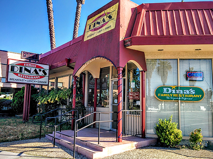 Dina's Family Restaurant: Where the sign promises "family" and the kitchen delivers on that promise with every plate.