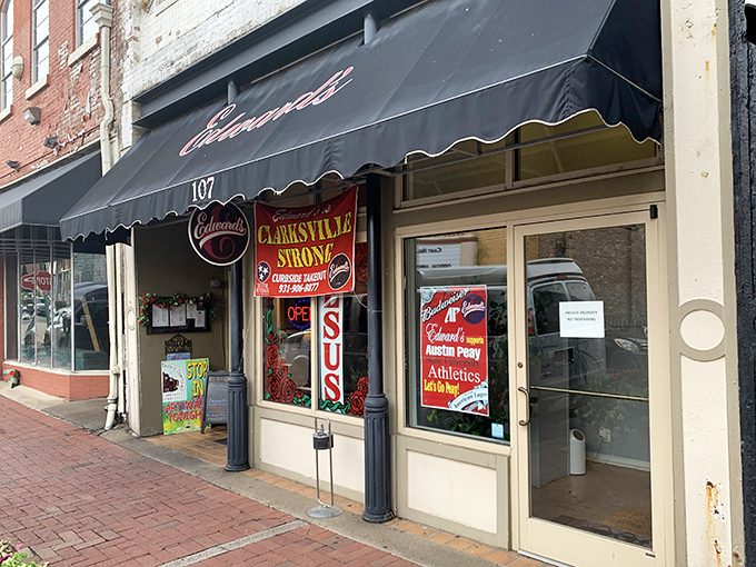 This historic storefront houses Clarksville's answer to the eternal question: "Where can I get a proper steak around here?"