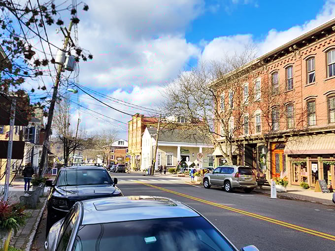 Mid-day stroll through Frenchtown. The kind of place where even the telephone poles look like they belong in a painting.