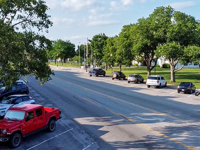 Historic storefronts in Great Bend create a downtown where you can shop, dine, and never worry about parallel parking.