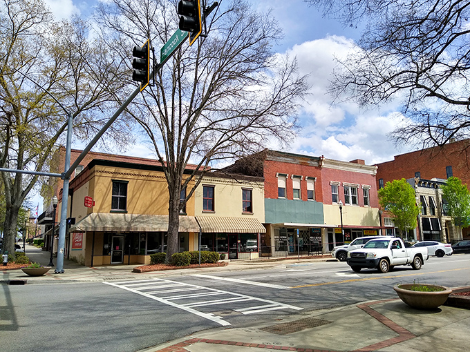 The historic heart of Milledgeville offers a skyline that won't strain your neck but will capture your heart.