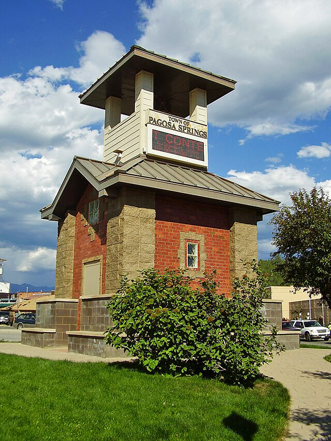 The hot springs resort where locals and visitors alike soak away their troubles while soaking in those spectacular mountain views.