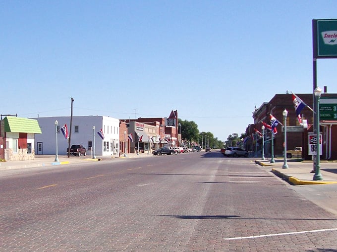 This isn't a movie set &ndash; it's Red Cloud's genuine historic downtown, where Willa Cather found inspiration around every corner. 