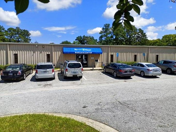 No fancy frills needed when the deals are this good. Rescue Mission's bare-bones approach keeps prices rock bottom.