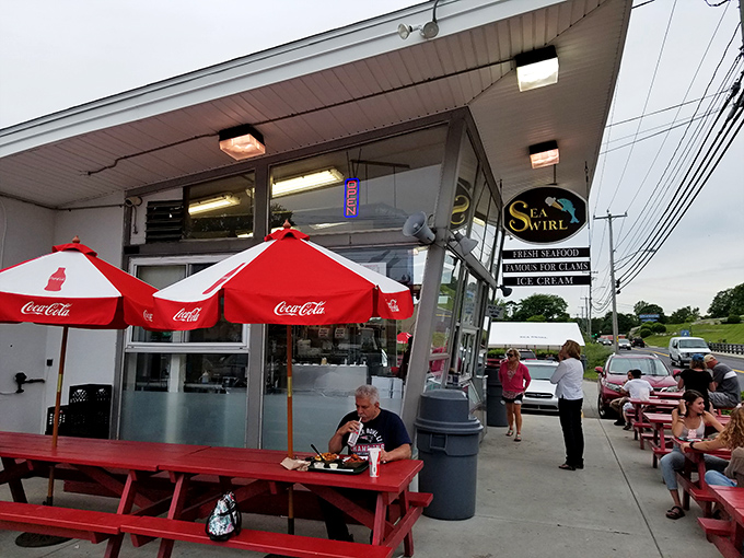 Order at the window, feast at the picnic table. Sea Swirl keeps it casual while serving seafood that would make fancy restaurants blush.