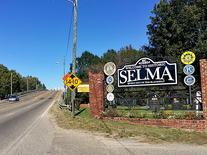 Selma welcomes visitors with its iconic sign &ndash; a gateway to both profound history and modern affordability.