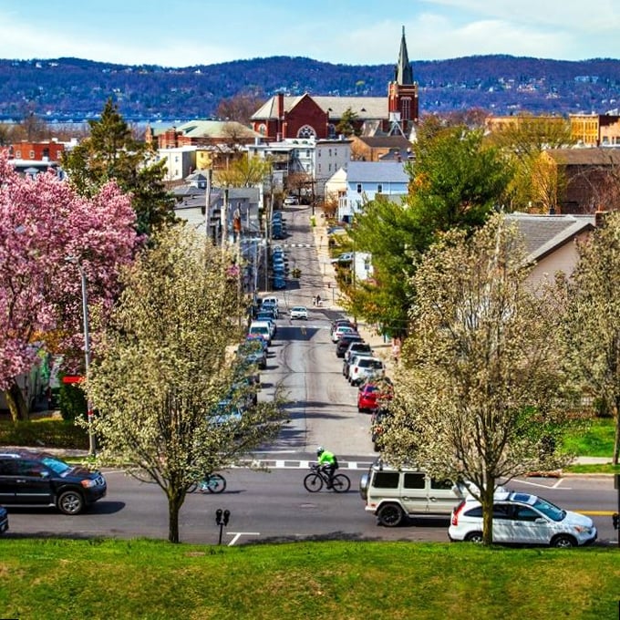 The streets of Sleepy Hollow invite you to wander and wonder. No headless horseman in sight, just head-turning architecture.