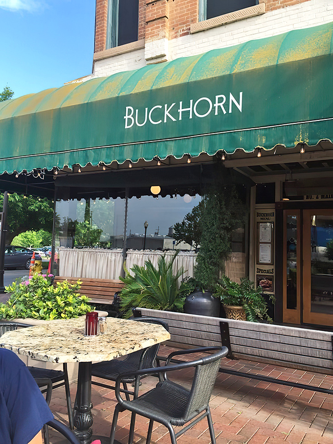 The Buckhorn: Proof that you don't need fancy signage when your steaks speak volumes. This Winters institution keeps locals coming back.