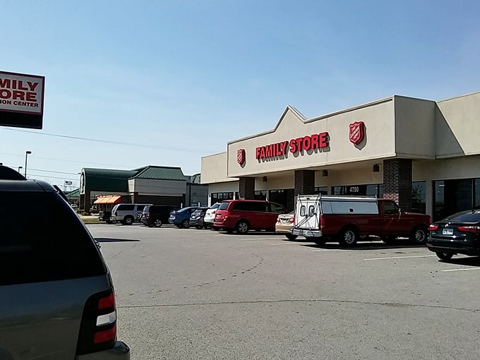 No fancy frills needed &ndash; just a straightforward sign promising straightforward savings on everyday essentials.