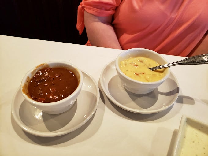 This isn't just soup; it's a burgundy pool of flavor that makes you want to write poetry or call your mother to apologize for everything.