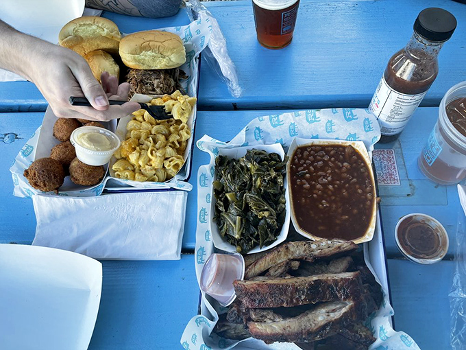 The kind of pulled pork that makes you question every other barbecue sandwich you've ever committed to memory. Life-changing? Possibly.