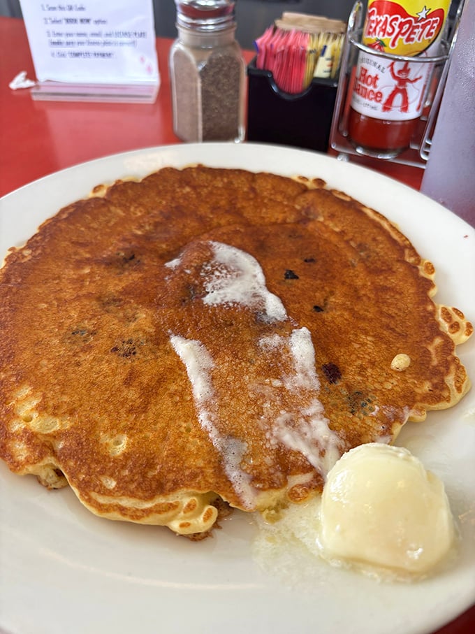 A pancake so perfectly golden it deserves its own museum exhibit: "American Morning: The Art of Breakfast, 2023."