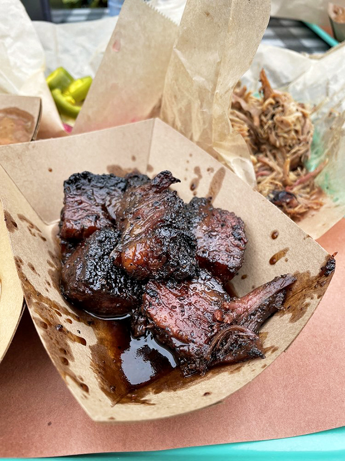 Burnt ends: those magical morsels where smoke, fat, and time create bite-sized barbecue perfection. Like meat candy for grown-ups.