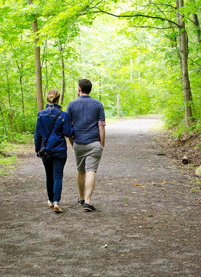 The Charlie Major Nature Trail offers couples the rare opportunity to walk side-by-side without one checking their phone every thirty seconds.