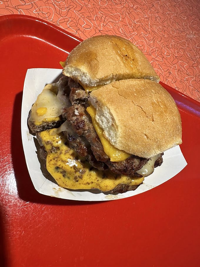 Sometimes perfection is simple: a toasted bun, perfectly seasoned patty, and cheese melted just right. Wayne's cheeseburger is burger haiku.