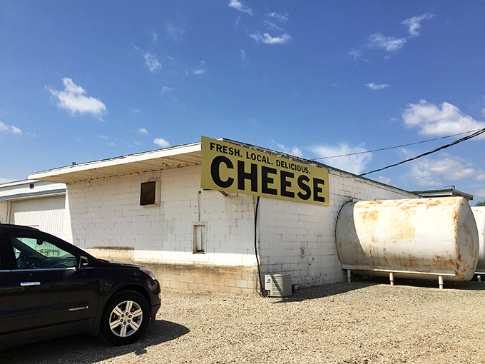 Before fancy packaging and corporate branding, there was this&mdash;honest cheese made by real people in buildings that prioritize function over fashion.