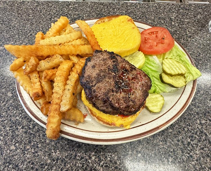A burger that doesn't need hashtags or filter effects to impress&mdash;just honest cooking and a side of perfectly golden fries.