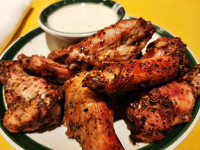 Wings that don't need a sports bar setting to shine&mdash;just honest seasoning, proper cooking, and a dipping sauce that means business.