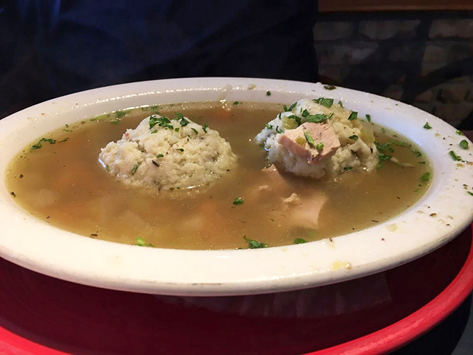 One perfect matzo ball, a sprinkle of fresh herbs, and a broth that's simmered to perfection&mdash;comfort food that transcends cultural boundaries.
