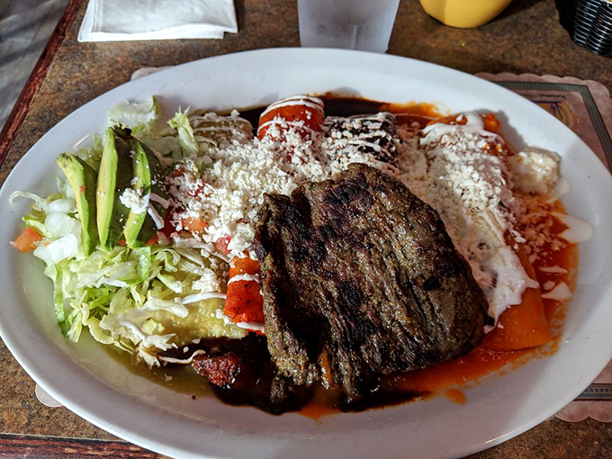 That perfect bite when beef meets sauce meets cheese &ndash; these enchiladas aren't just a meal, they're a commitment to happiness.