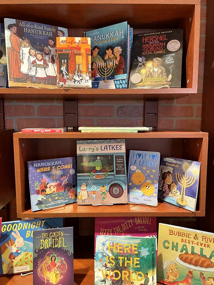 The Hanukkah book collection showcases Quail Ridge's commitment to diverse stories and celebrations—literary latkes for the soul.
