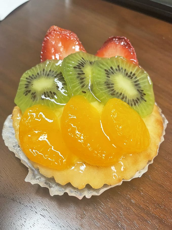 A fruit tart that's dressed better than most of us on a first date&mdash;glistening with purpose and promising sweet satisfaction.