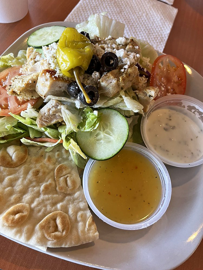 Fresh, vibrant, and unapologetically Greek&mdash;this salad with its generous feta chunks is summer on a plate.