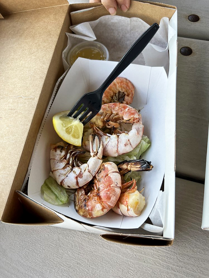 Gulf shrimp that make you question every other shrimp you've ever eaten. Plump, sweet, and needing nothing more than a squeeze of lemon.