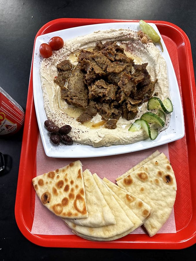 Hummus with meat is the crossover episode we didn't know we needed. Creamy meets savory in a bowl of Middle Eastern magic.