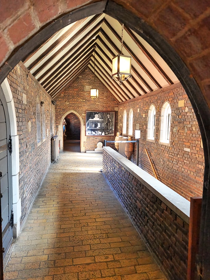 These brick-lined hallways have echoed with footsteps for decades, their vaulted ceilings creating perfect acoustics for hushed conversations and gasps of architectural appreciation.