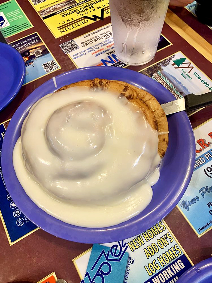 Not all heroes wear capes&mdash;some wear icing. This cinnamon roll looks like it was baked by angels with butter on their wings.