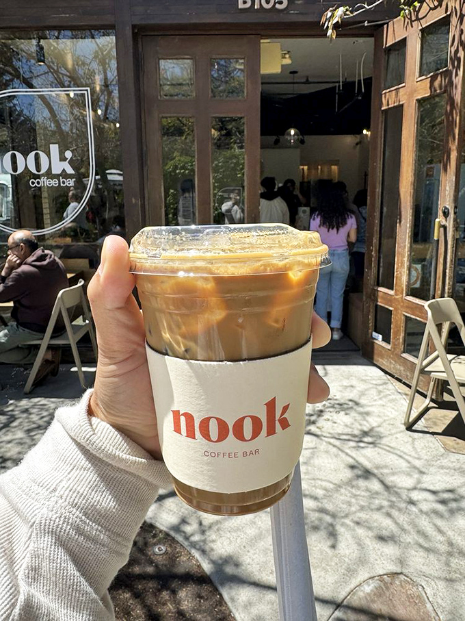 Coffee that travels as well as you do. Holding this cup outside Nook feels like having the winning lottery ticket in your hand.